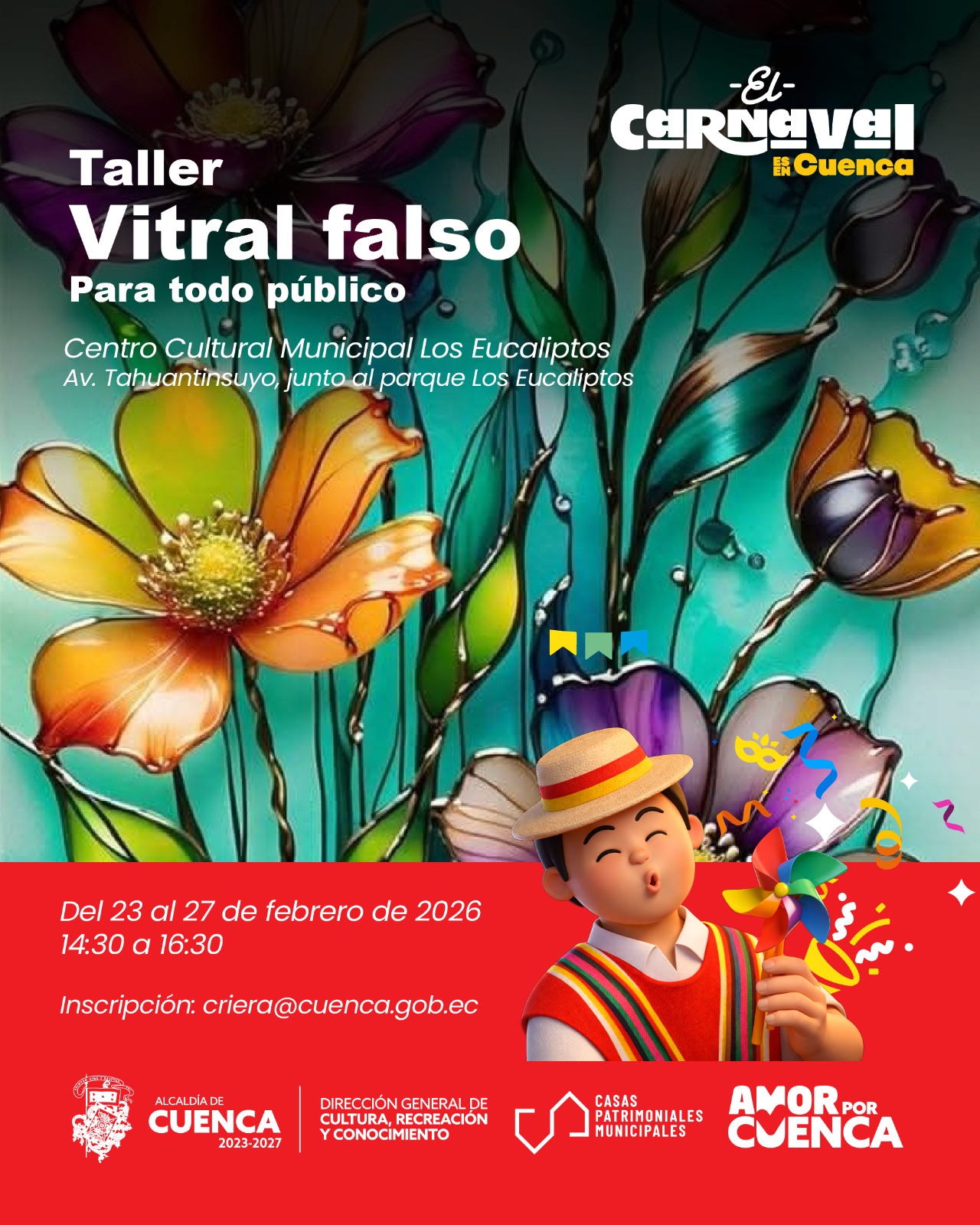 Taller de falso vitral - Dirección General de Cultura, Recreación y ...